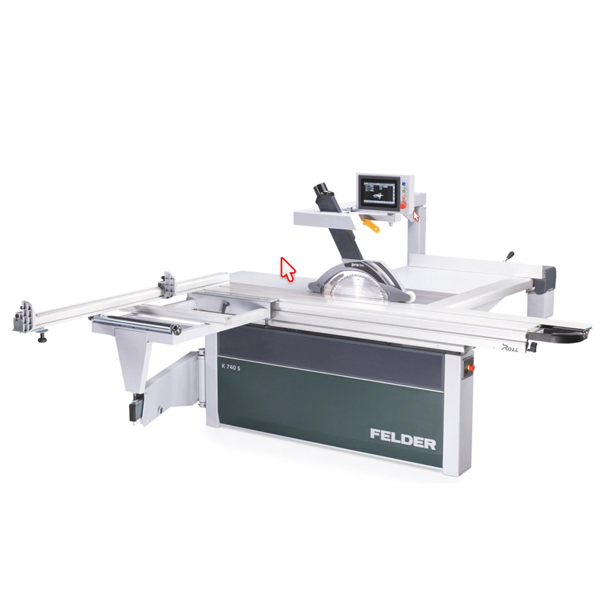 Felder K740S-xmotion Felder K740S xmotion Sliding Table Panel Saw ...