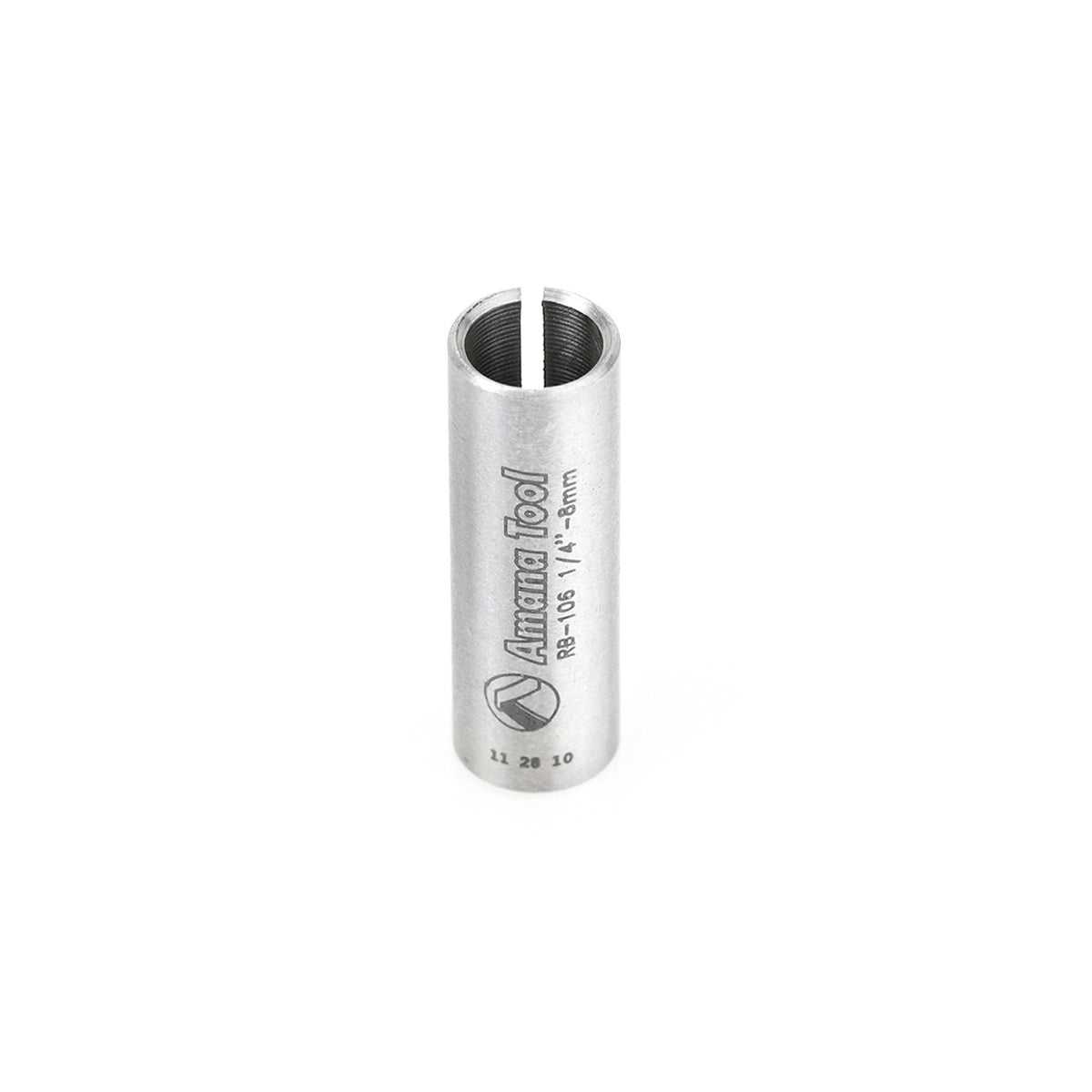 High Precision Steel Router Collet Reducer 8mm Overall Dia x 1/4 Inner ...