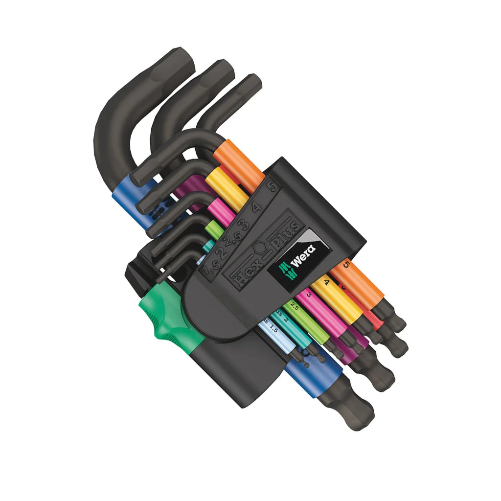 Wera Tools 05133164001 950/9 Hex-Plus 9-Piece Metric Multi-Colour ...